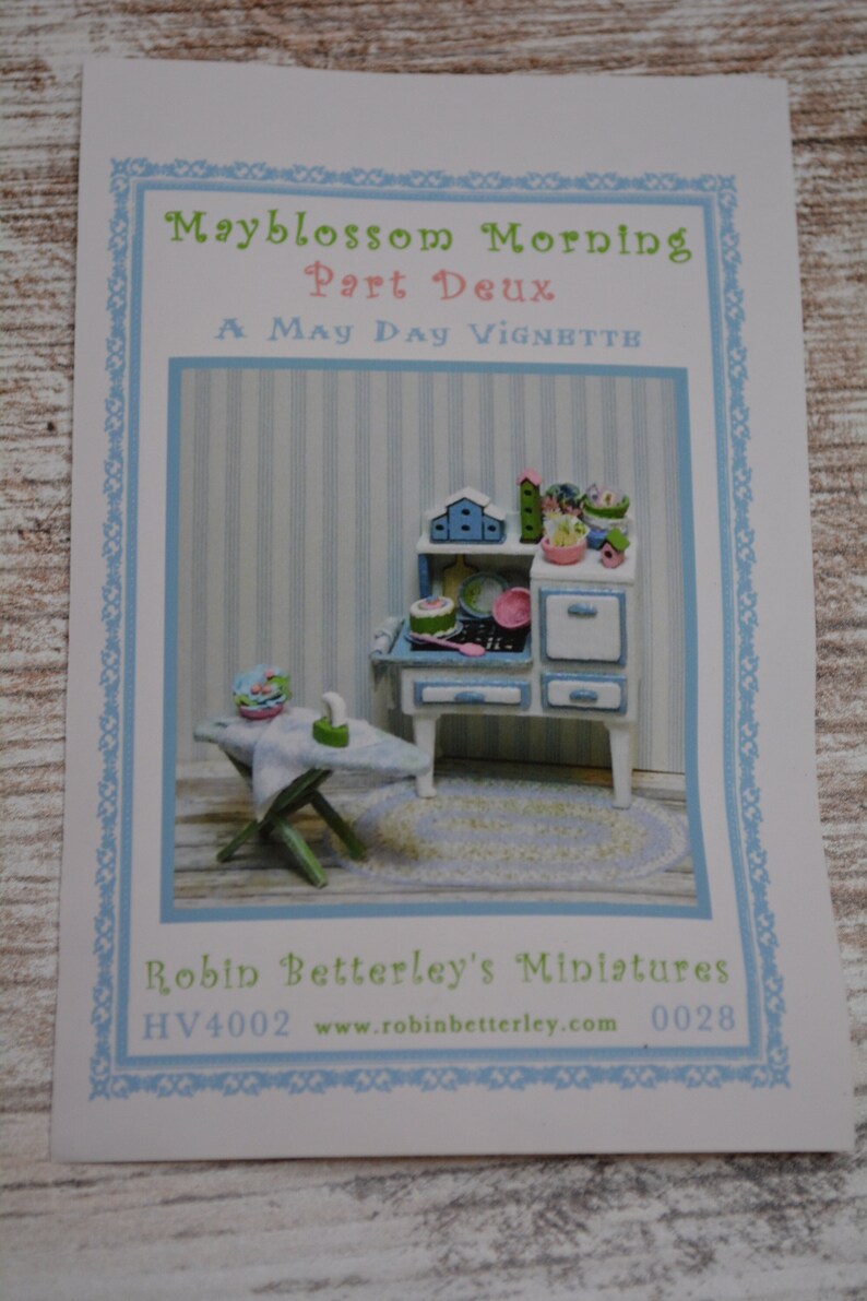 Robin Betterley Miniatures Kits RARE 2015 NAME Watercolors Morning ...