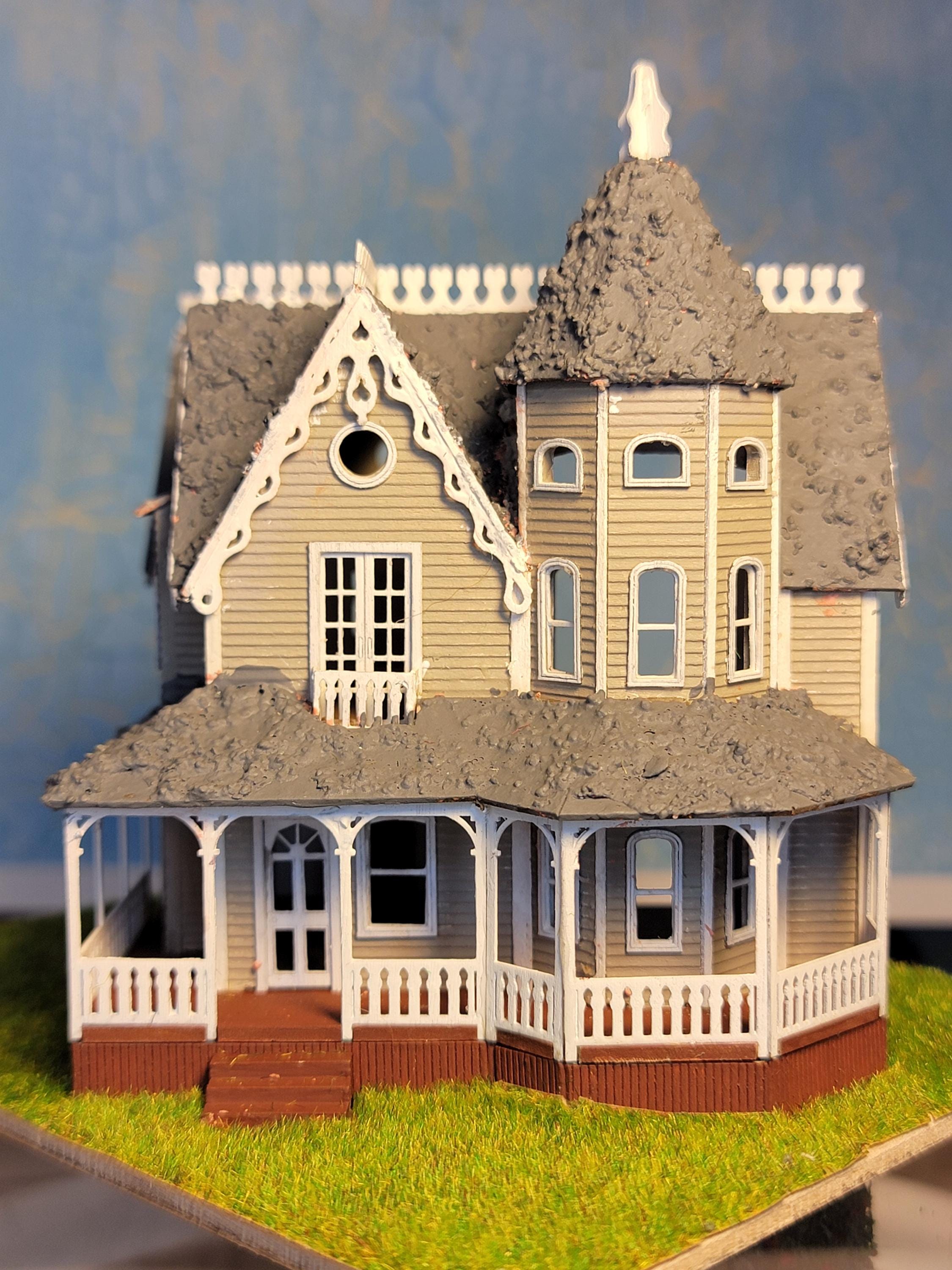 1:144 the Garfield Mansion Micro Mini Dollhouse Discontinued RARE ...