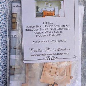 Collection of Cynthia Howe Dutch Baby House Kits Quarter Scale - Etsy