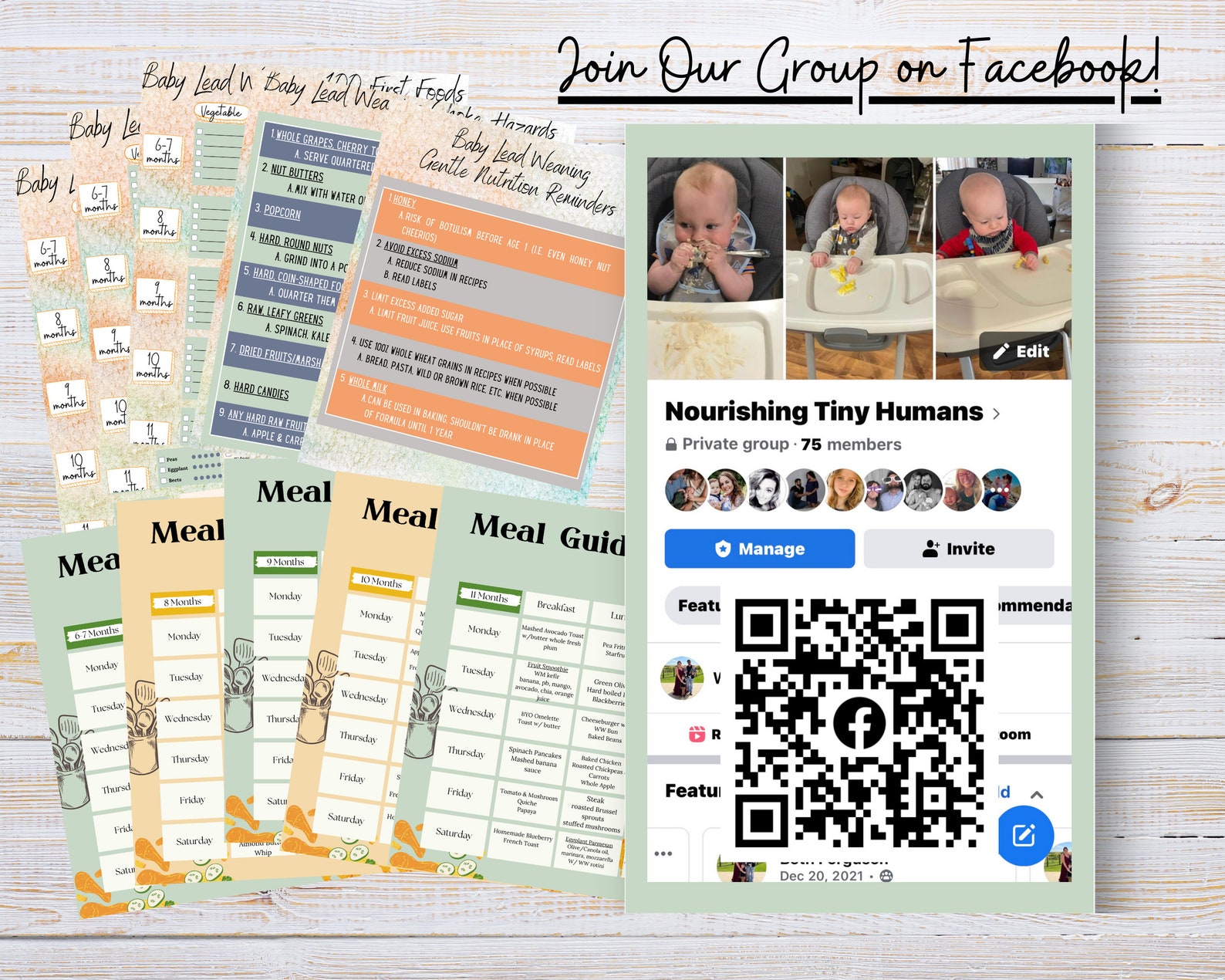 Baby Led Weaning 100 First Foods List & Baby Led Weaning Menu Bundle - Etsy