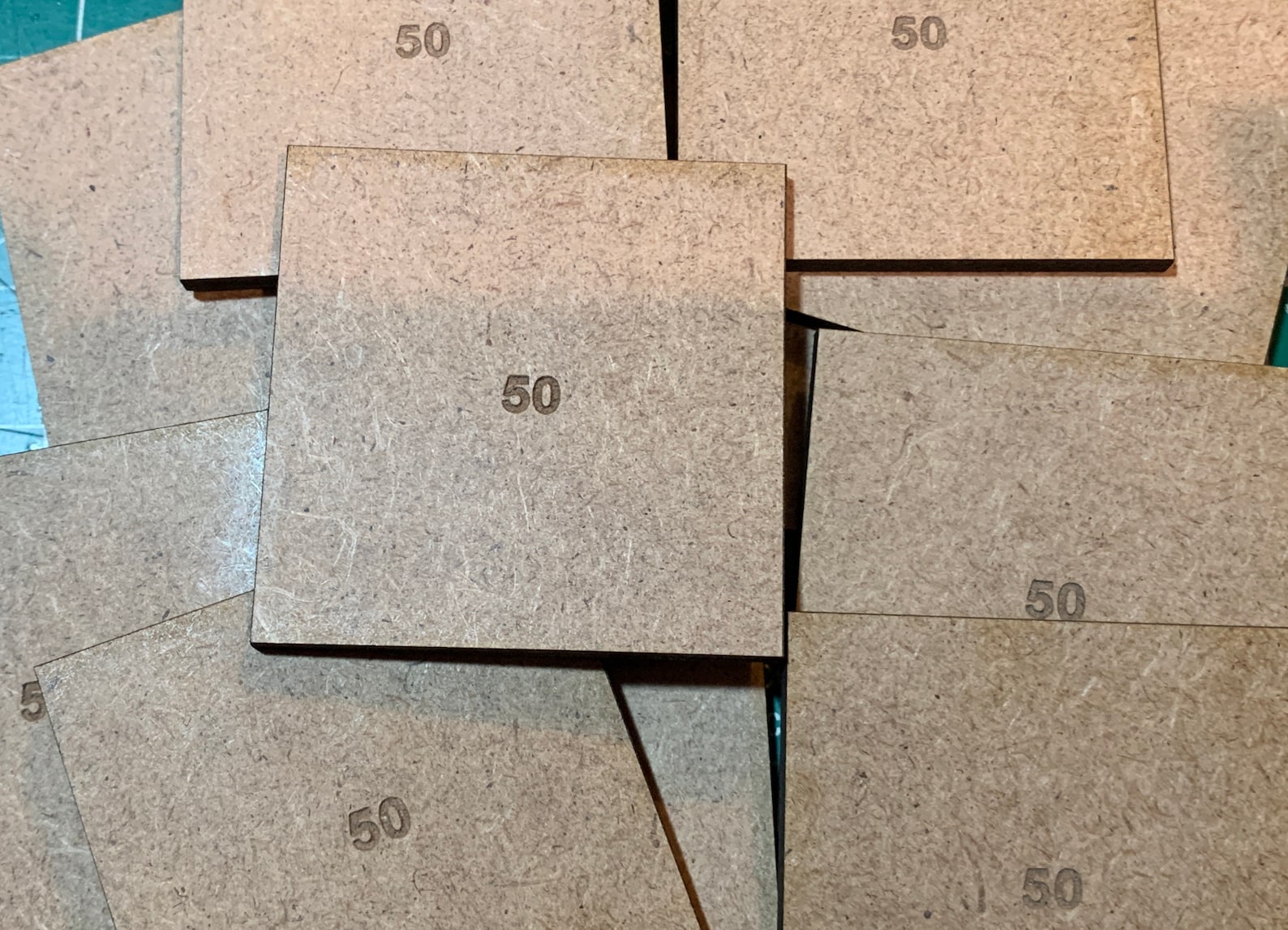 Square 50mm MDF Bases - Etsy