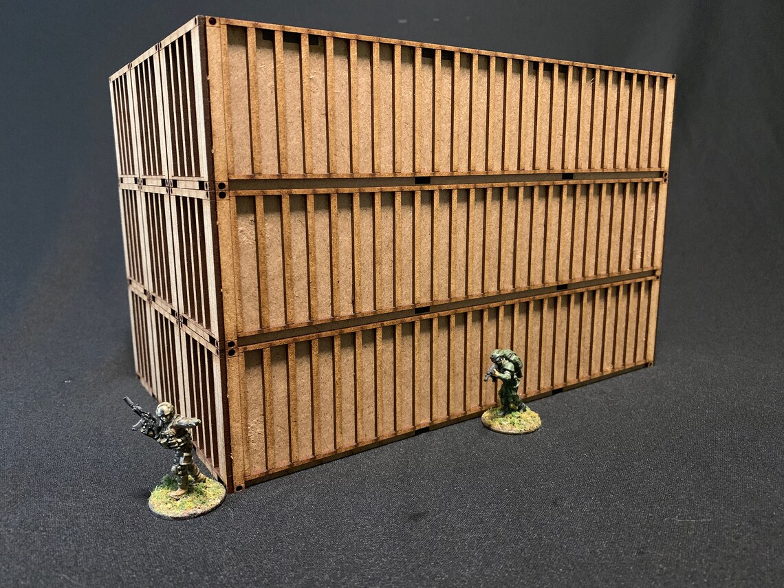 Cargo Container Stack MDF - Etsy