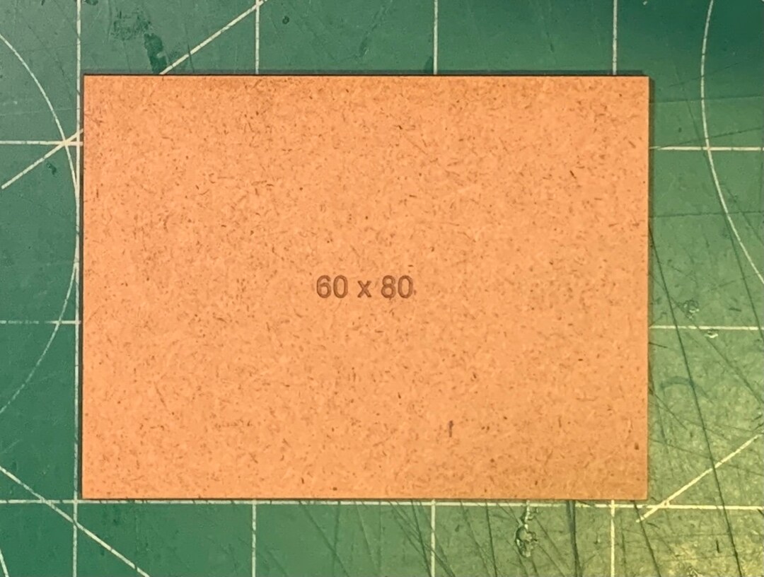 Rectangle 60 X 80mm MDF Bases - Etsy