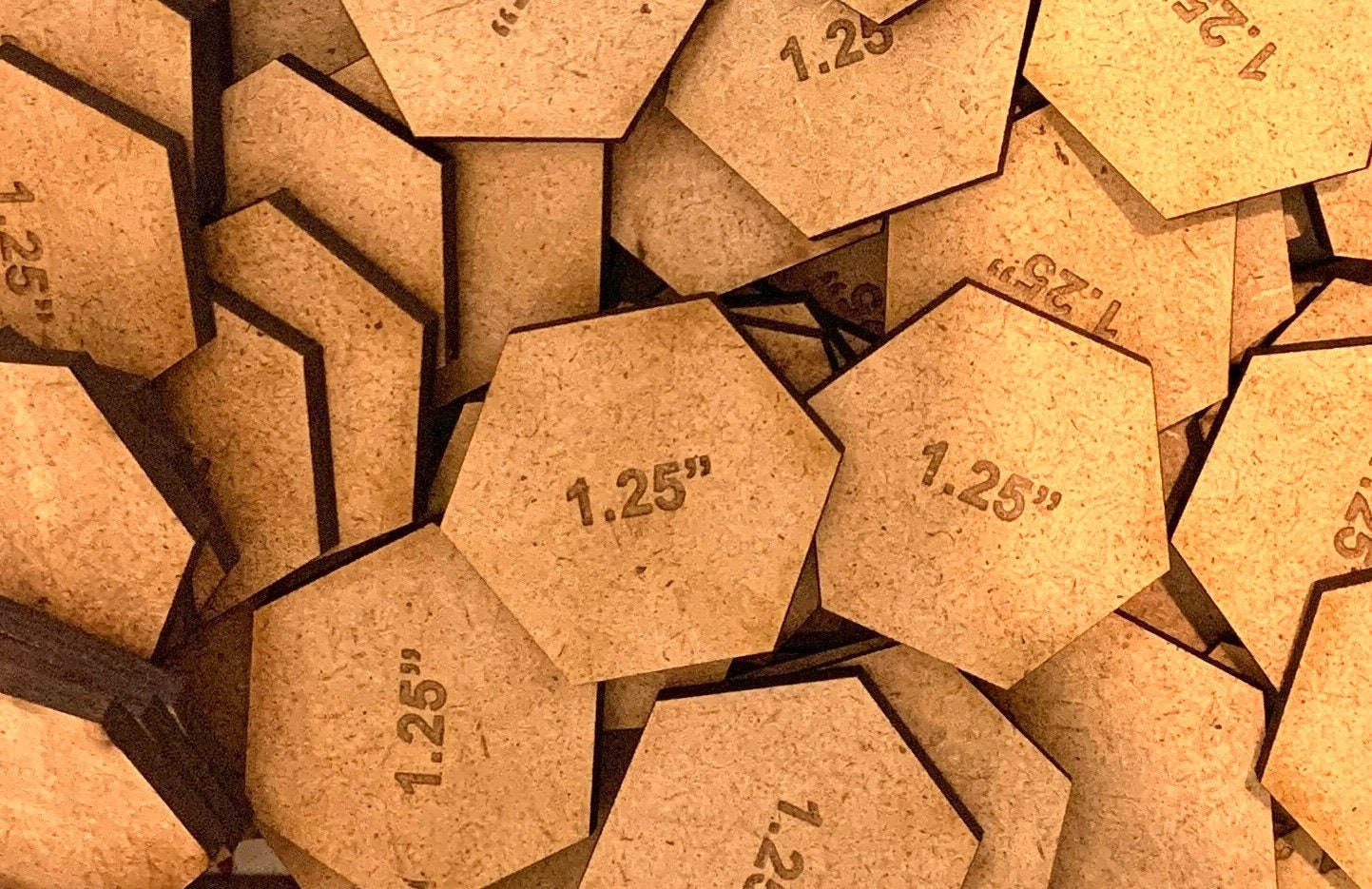 Hexagon 1.25 MDF Bases hex - Etsy