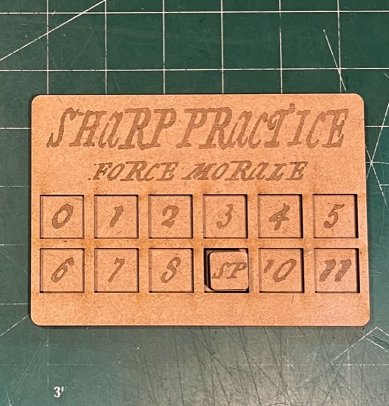 Sharp Practice Force Morale Tracker - Etsy