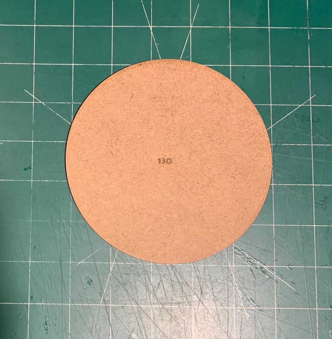 Round 130mm MDF Bases - Etsy