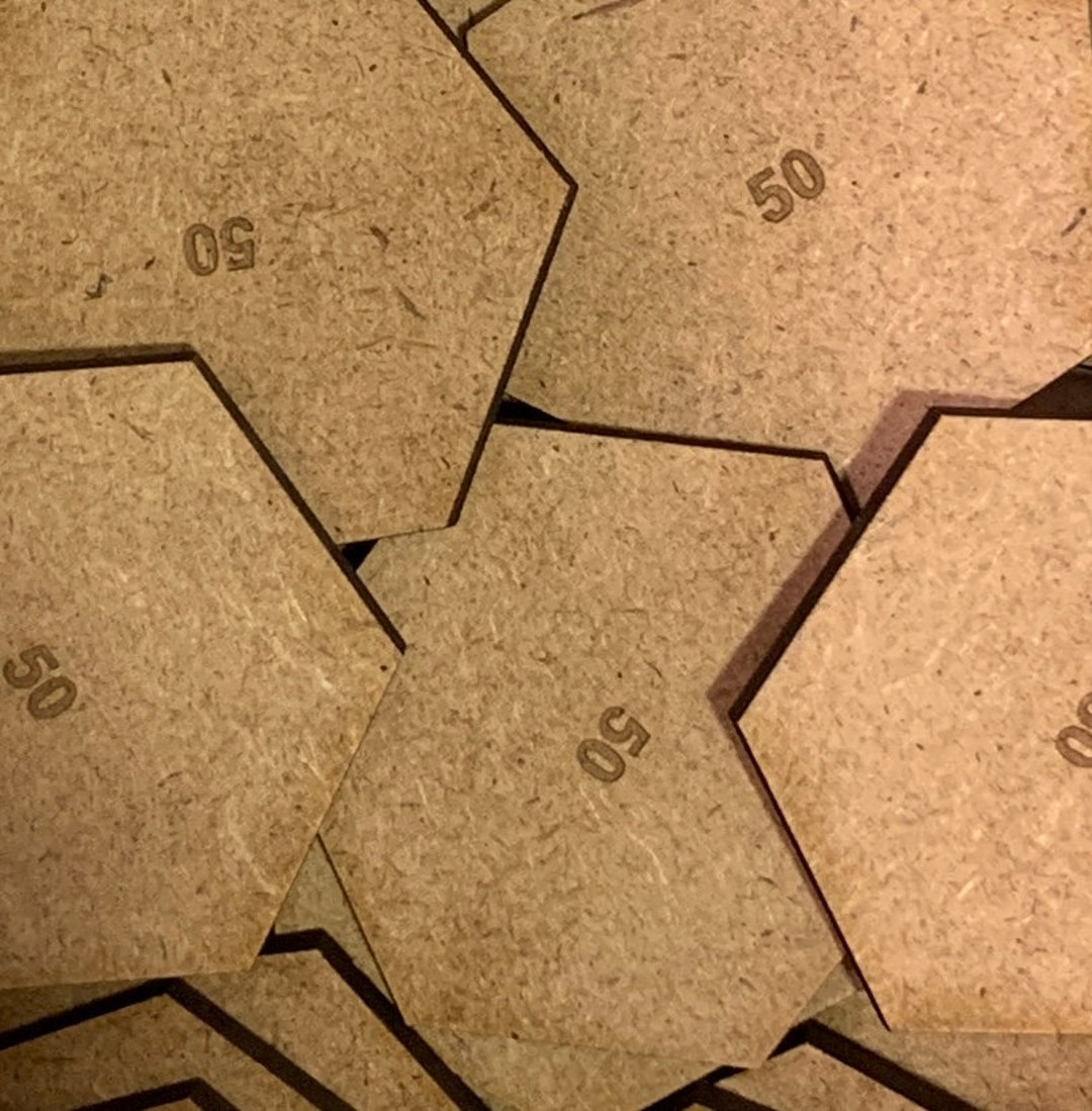 Hexagon 100mm MDF Bases (hex) - Etsy