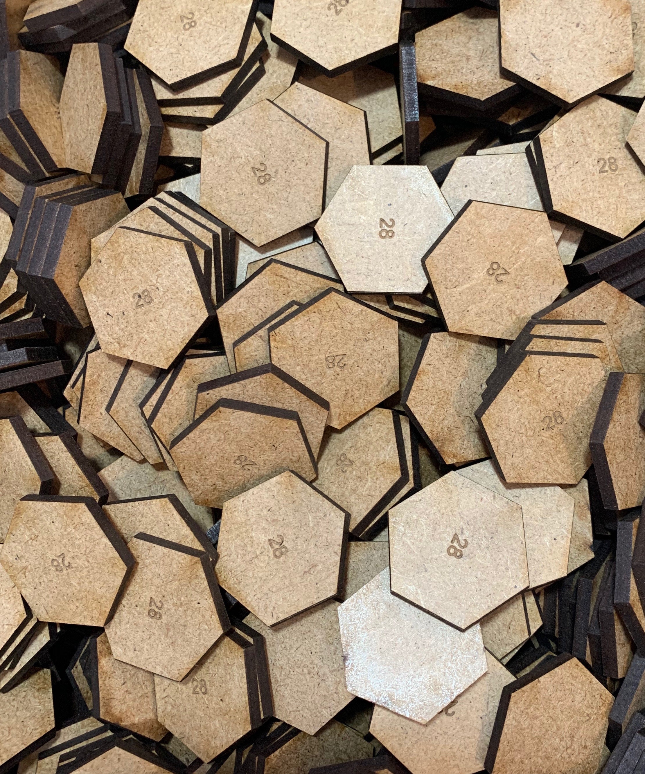 Hexagon 28mm MDF Bases (hex) - Etsy
