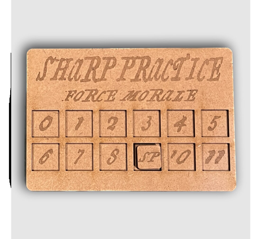Sharp Practice Force Morale Tracker - Etsy