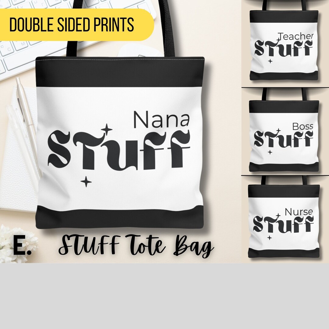 Large Tote Bag, Spacious Compartment, Durable Fabric With Large Strong ...