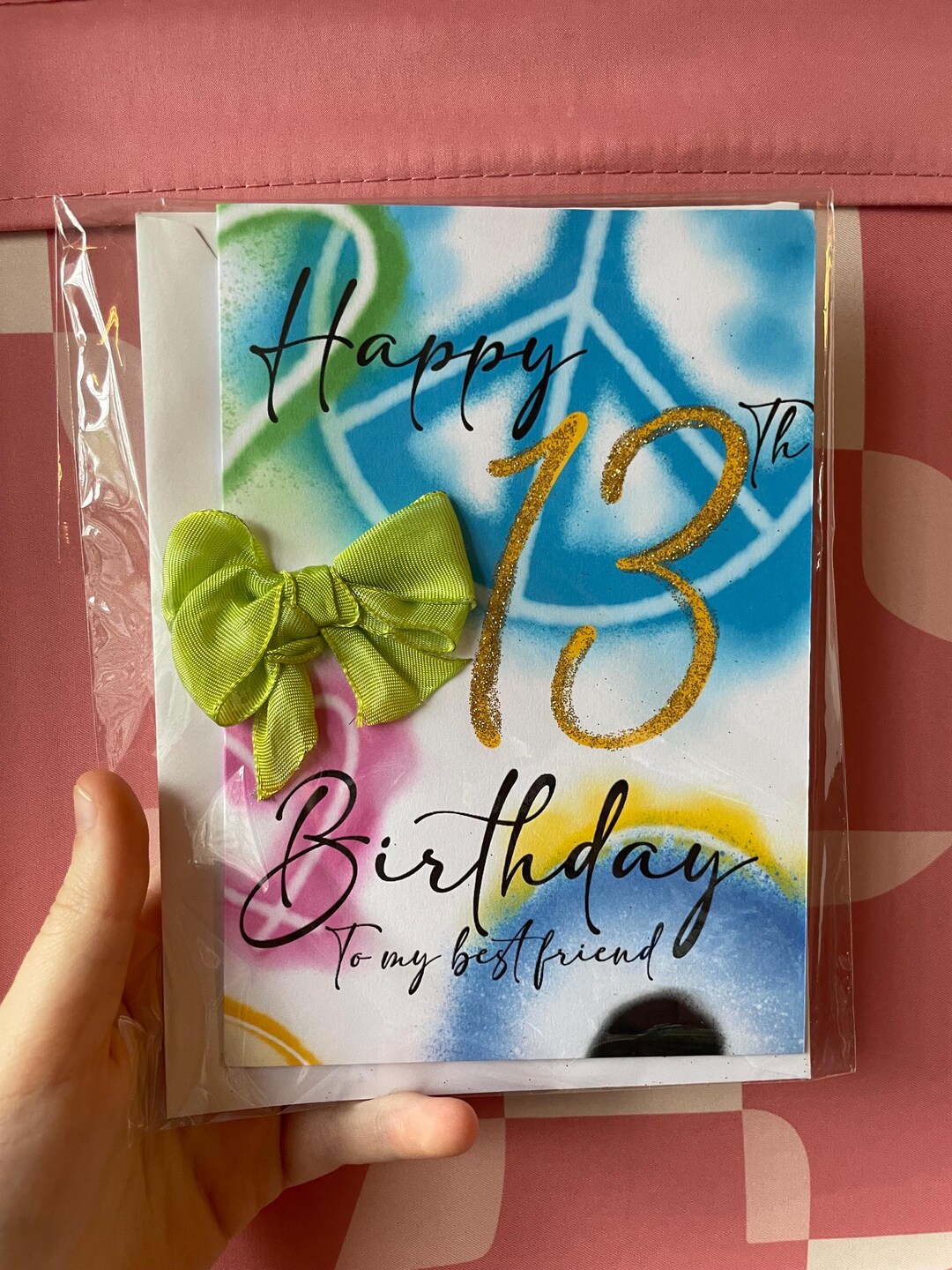 Custom Spray Paint Birthday Card - Etsy