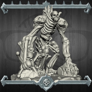 Bone Golem Miniature for Tabletop Games Like D&D and War Gaming - Etsy