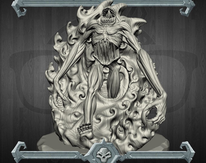 Primeval Vampire 4 Armed Gargoyle Miniature for Tabletop - Etsy