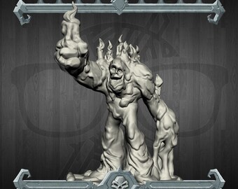 Golem Gloom Golem of Woe Miniature for Tabletop Games - Etsy