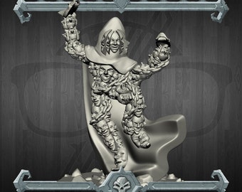 Stained Glass Golem Miniature for Tabletop Games Like D&D - Etsy