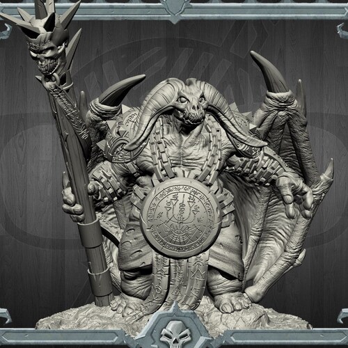 Wastrilith Sea Fiend Miniature for Tabletop Games Like D&D - Etsy