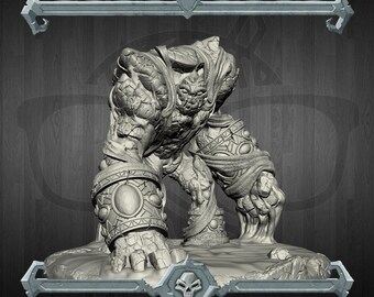 Stained Glass Golem Miniature for Tabletop Games Like D&D - Etsy