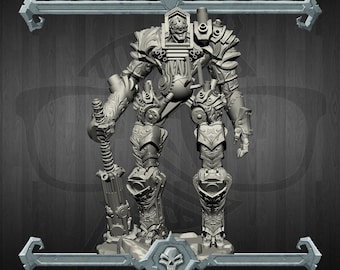 Battlebuilt Goliath Clockwork Brute Miniature for Tabletop - Etsy