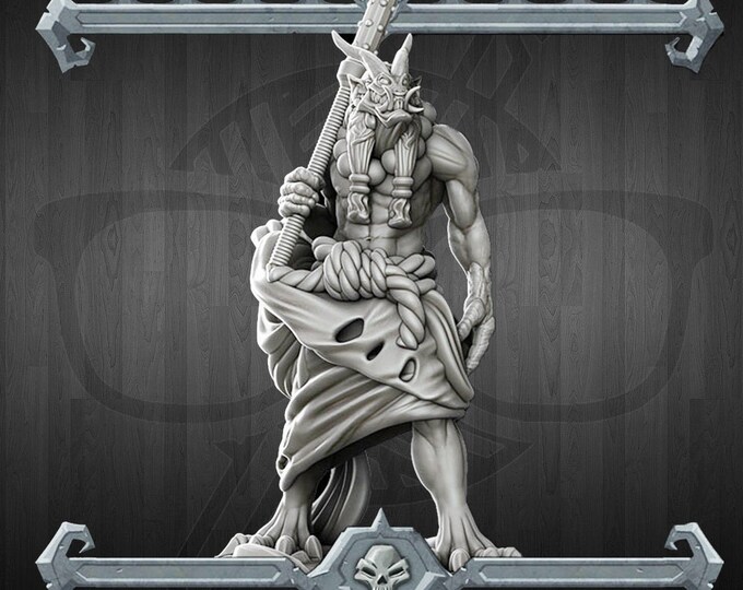 Yoshigruzu Oni Clan Leader 3D Printed Resin Miniature - Etsy