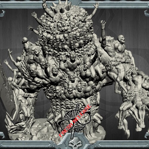 Golem Gloom Golem of Woe Miniature for Tabletop Games - Etsy Australia