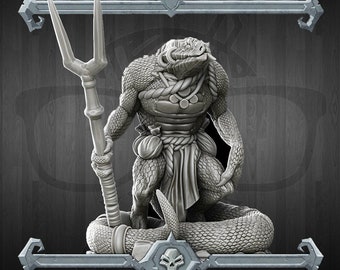 Snake Man Miniature | Etsy
