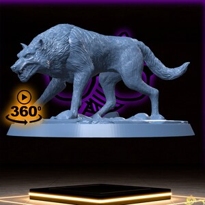 Shapechanger Werewolf DnD Miniature Beast Form| Miniatures for Tabletop ...
