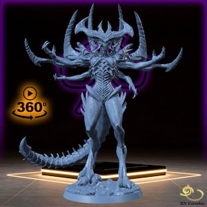 Shadhakairis | Demon Queen | Female Fiend Miniature for Tabletop Games ...