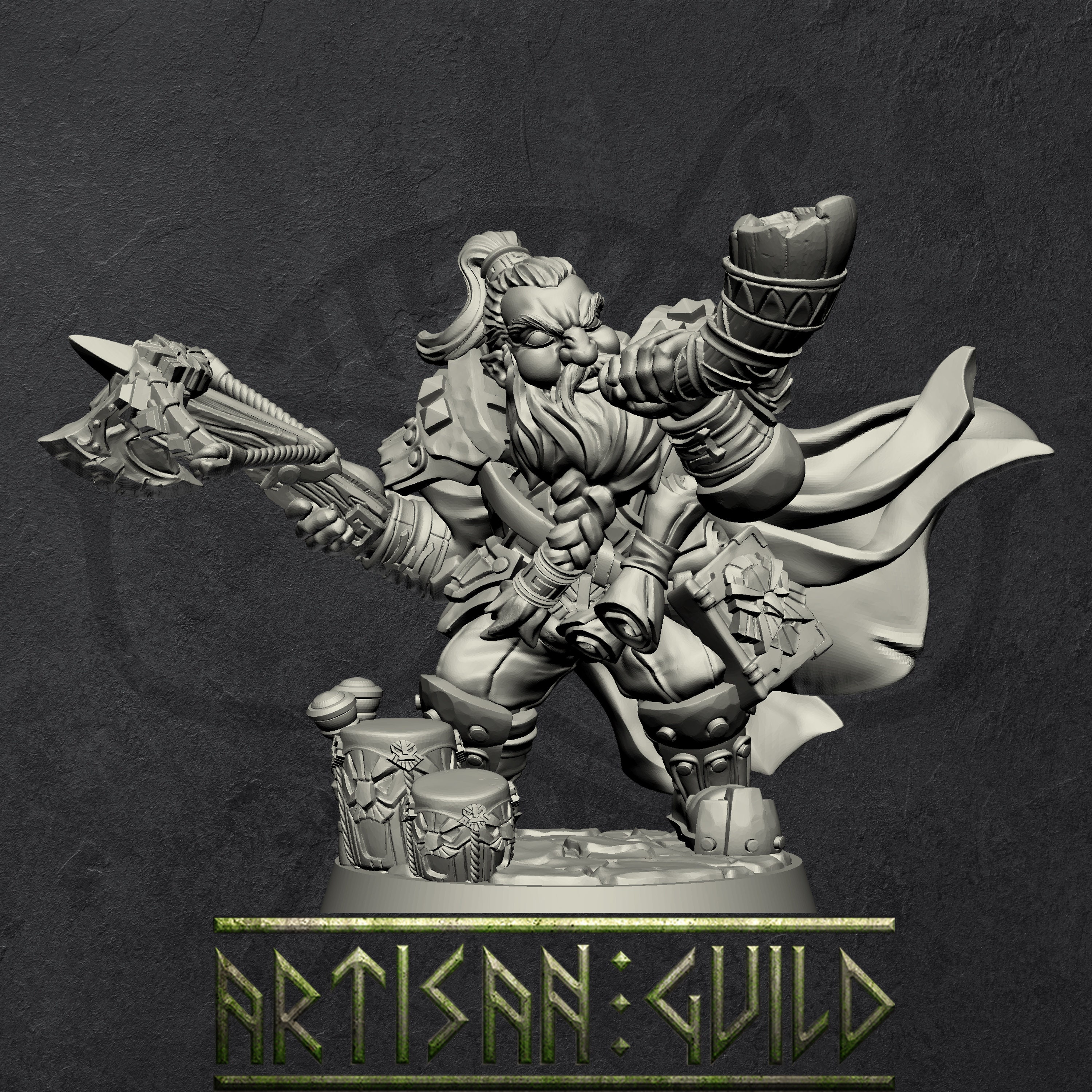 Dwarven Defender Set Modular Dwarf Miniatures Miniature for - Etsy