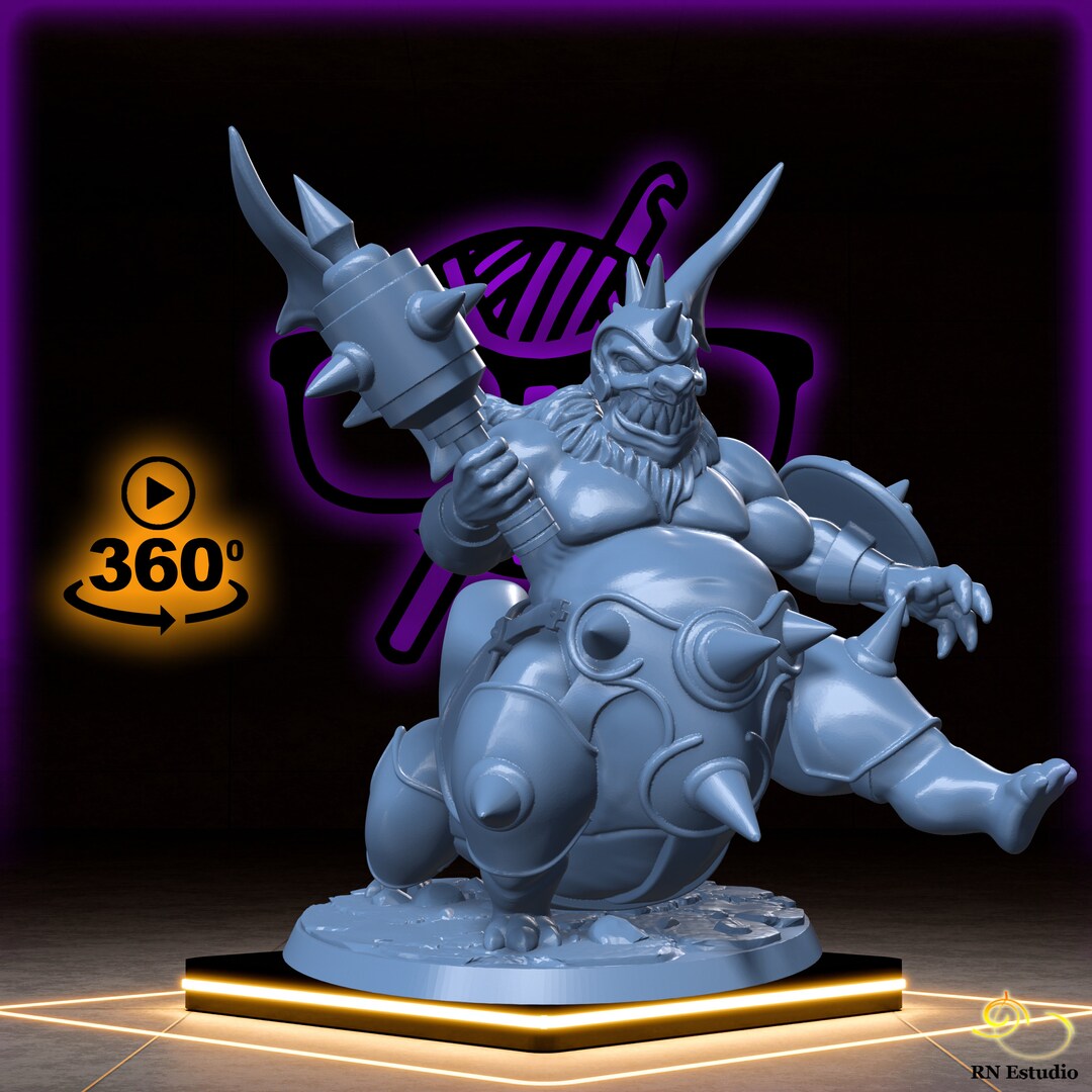 Infernox, the Pit Commander Brantok Pit Lord Fiend Miniature for Tabletop Games Like D&D and War ...