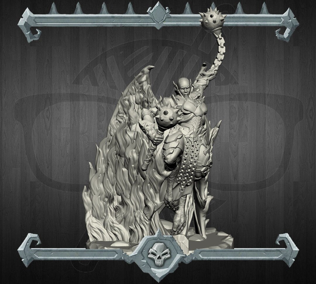 Zariel the Inferno Queen Demon Archduchess Fallen Angel Miniature for ...