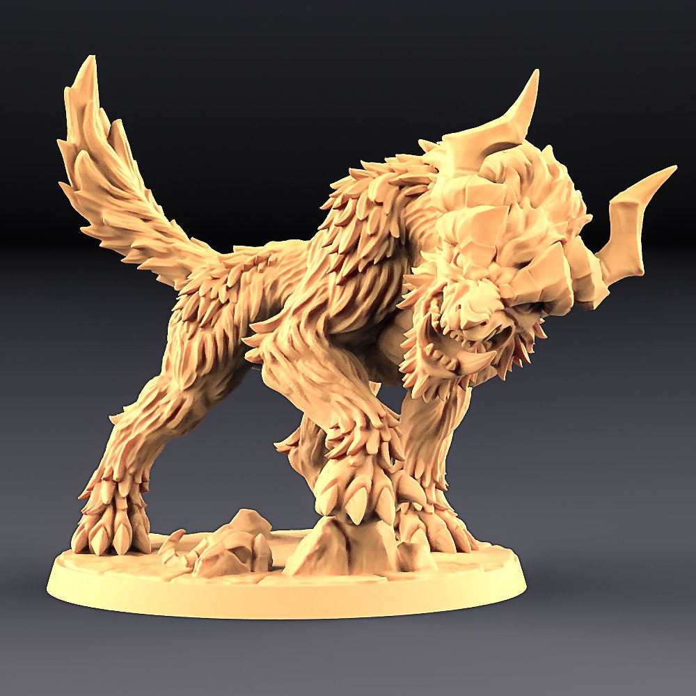 Gorefang the Great Worg | Dire Wolf | Orc Barbarian Mount Miniature for ...