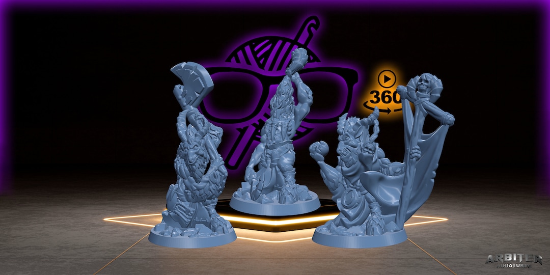 Goatmen | Geitlan | Yakfolk Miniature for Tabletop Games Like D&D or ...