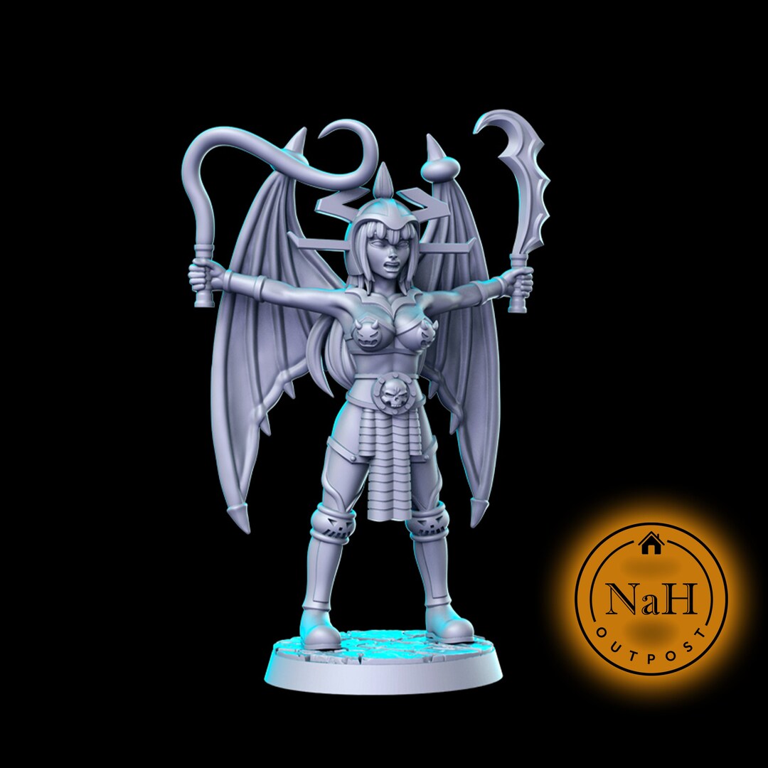 Sephira Lashstone | Gargoyle | Succubus Miniature for Tabletop Games Like D&D and War Gaming ...