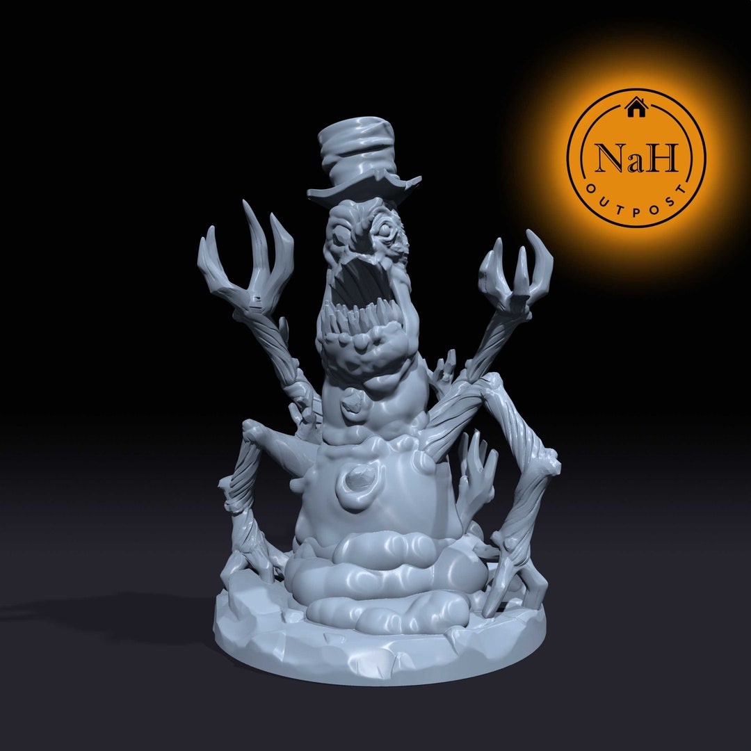 Frostbite, the Snow Stalker | Snowman Mimic Miniature for Tabletop ...
