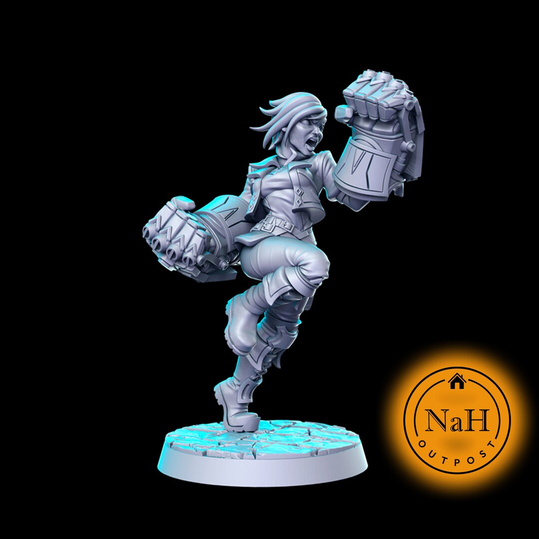 Mara Forgefist | VI Artificer | Thunder Fist Miniature for Tabletop Games Like D&D and War ...