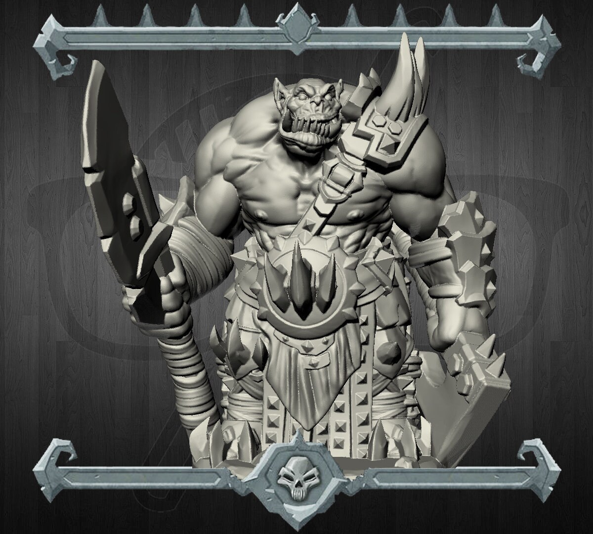Toys & Games Miniature Toys DnD Miniatures Orc Berserker Orc Tusklands ...