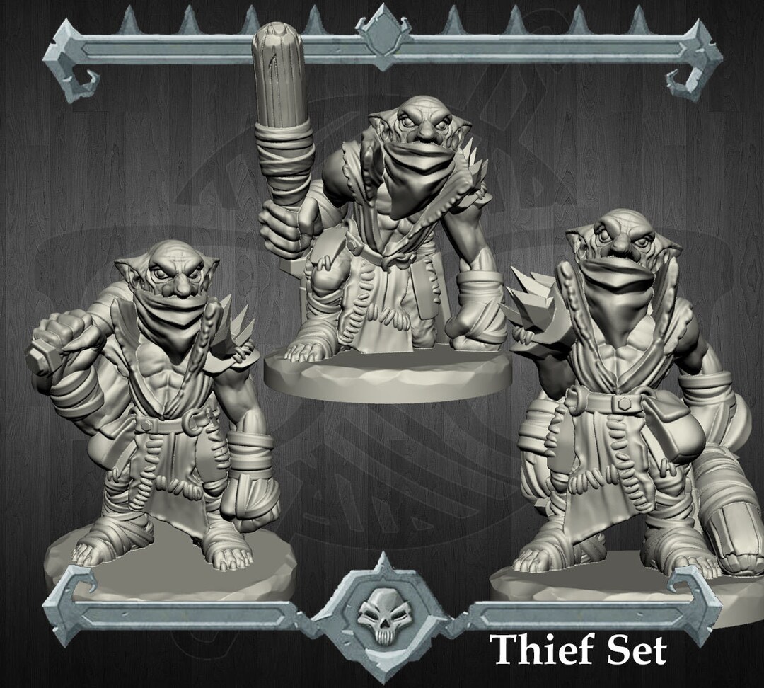 Backshank | Goblin Thieves Miniature for Tabletop Games Like D&D and ...