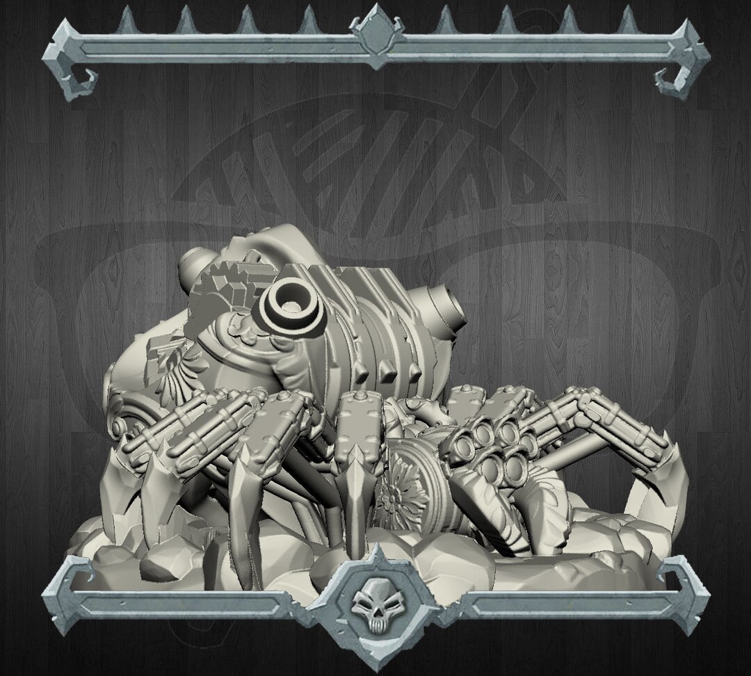 Mechanical Spider Clockwork Spider Miniature for Tabletop Games Like D ...