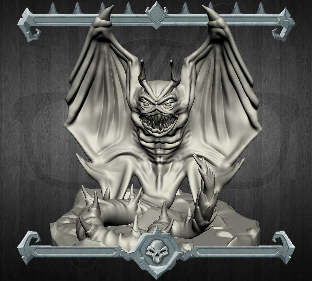 Cloaker Shadow Fiend Miniature for Tabletop Games Like D&D and War ...