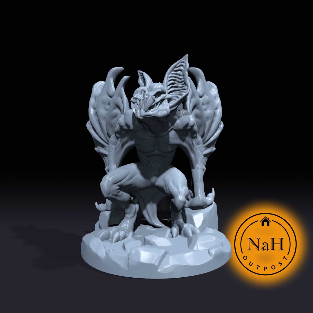 Nabassu Demon | Ancient Vampire | Miniature for Tabletop Games Like D&D ...
