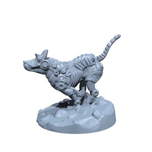 Boltjaw the Mechanical Mutt | Iron Defender | Clockwork Hound | Miniature for Tabletop Games ...