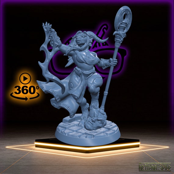 Taura the Oracle Pinup Minotaur Tauren Bull Minoc Order - Etsy