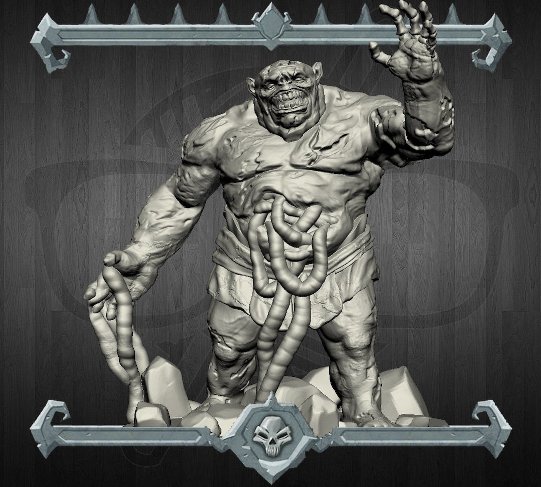 Maggotfeast, the Rotting Giant Undead Ogre Zombie Miniature for ...
