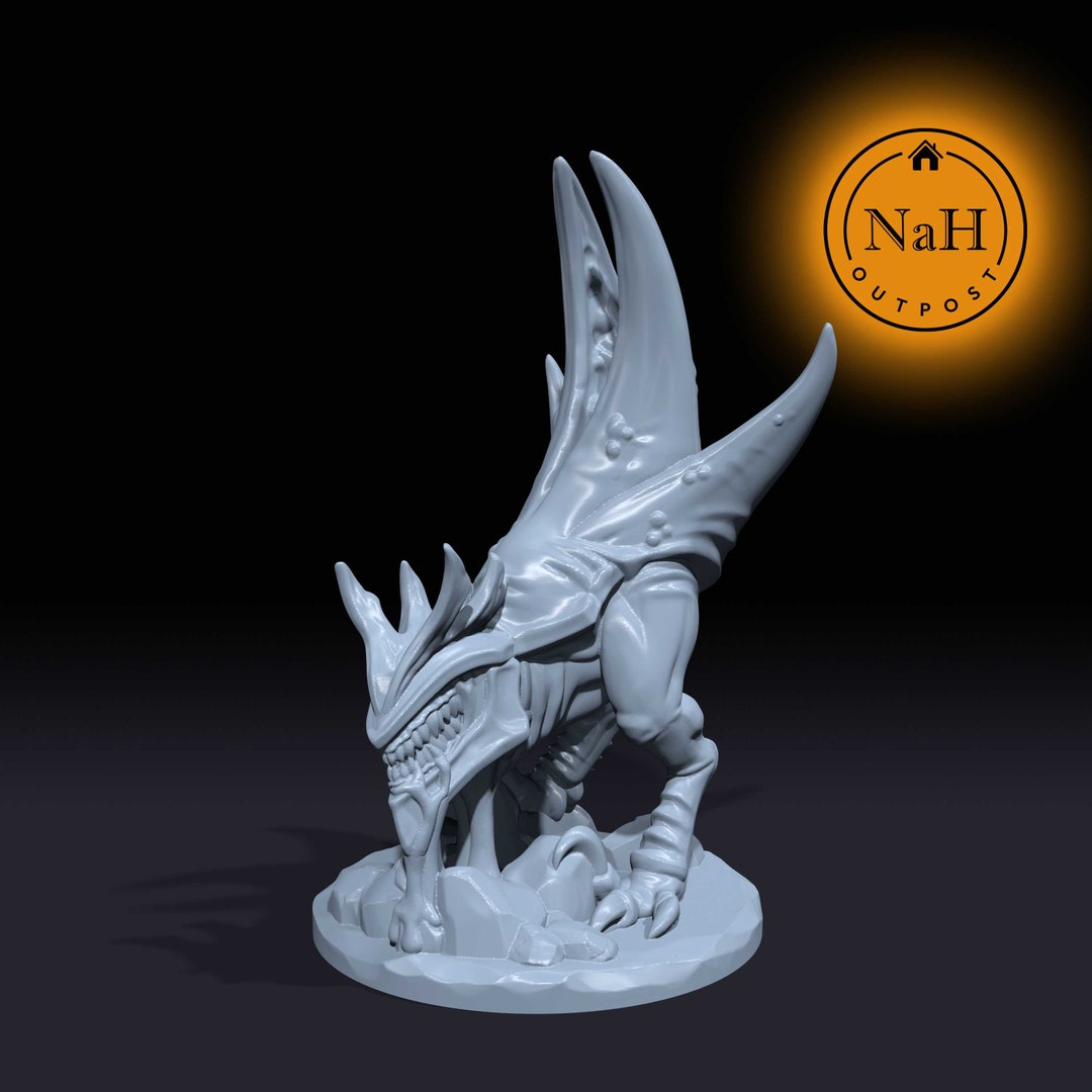 Cindercluck, the Fiery Fowl | Abyssal Chicken | Fiendish Fowl Miniature ...