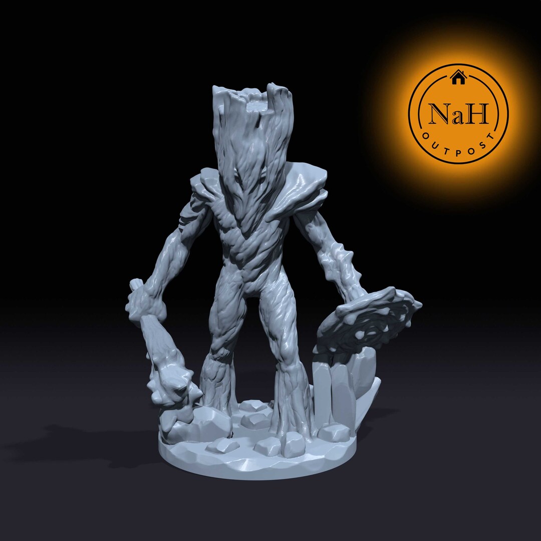 Wood Woad | Wood Ward | Miniature for Tabletop Games Like D&D and War ...