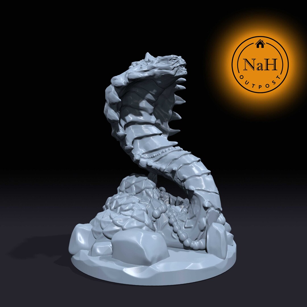 Kaa, the Eternal Vigil | Naga Guardian | Guardian Naga Miniature for ...