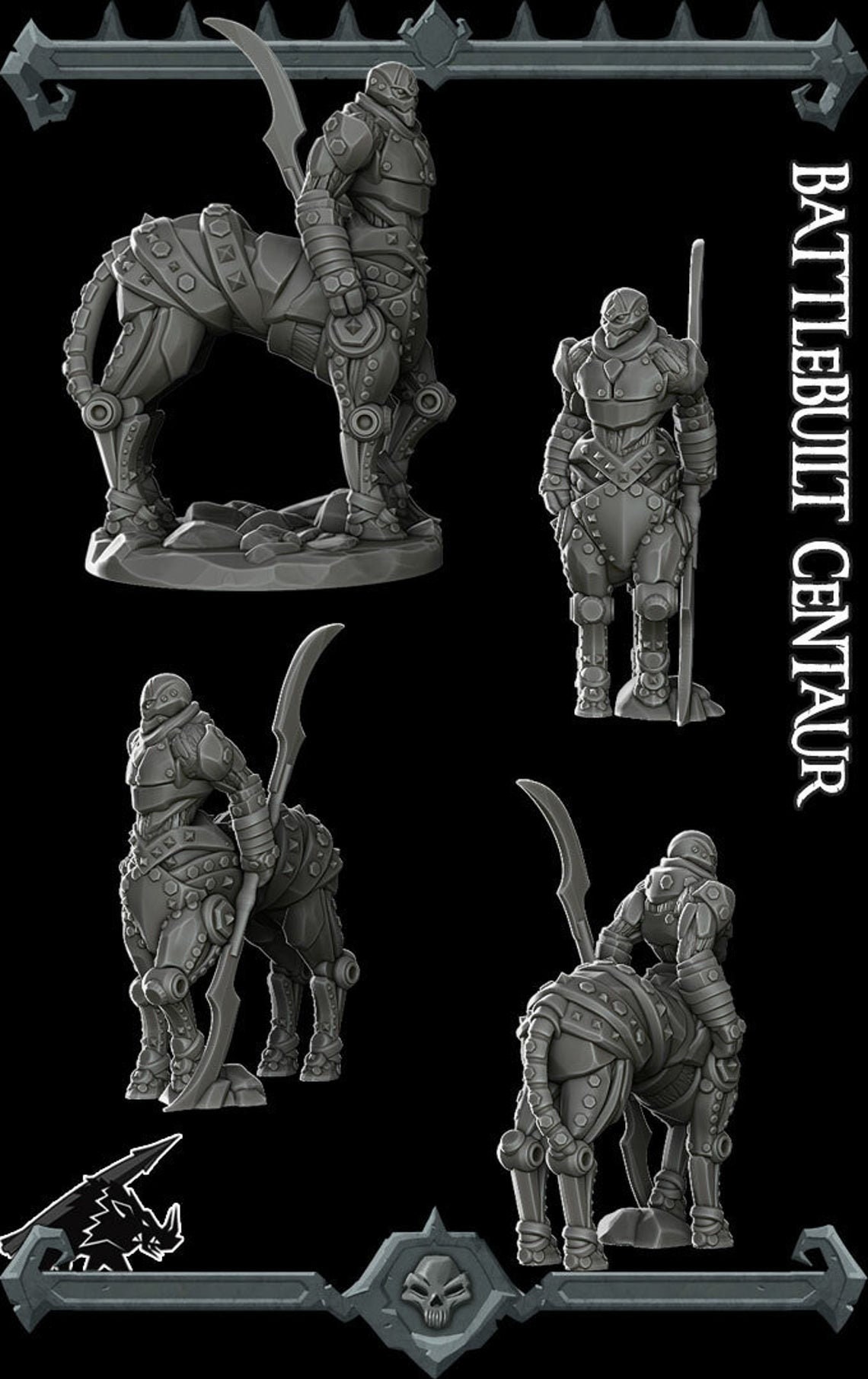 Battlebuilt Centaur Battle Built Centaur Miniature for - Etsy