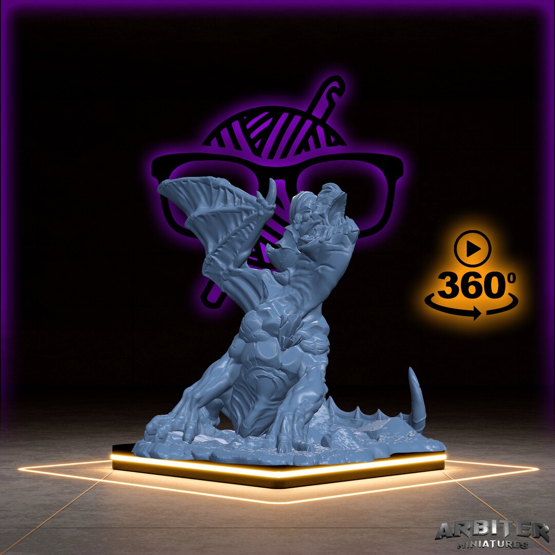 Chromatic Dragon | Metallic Drake | Miniature for Tabletop Games Like D ...