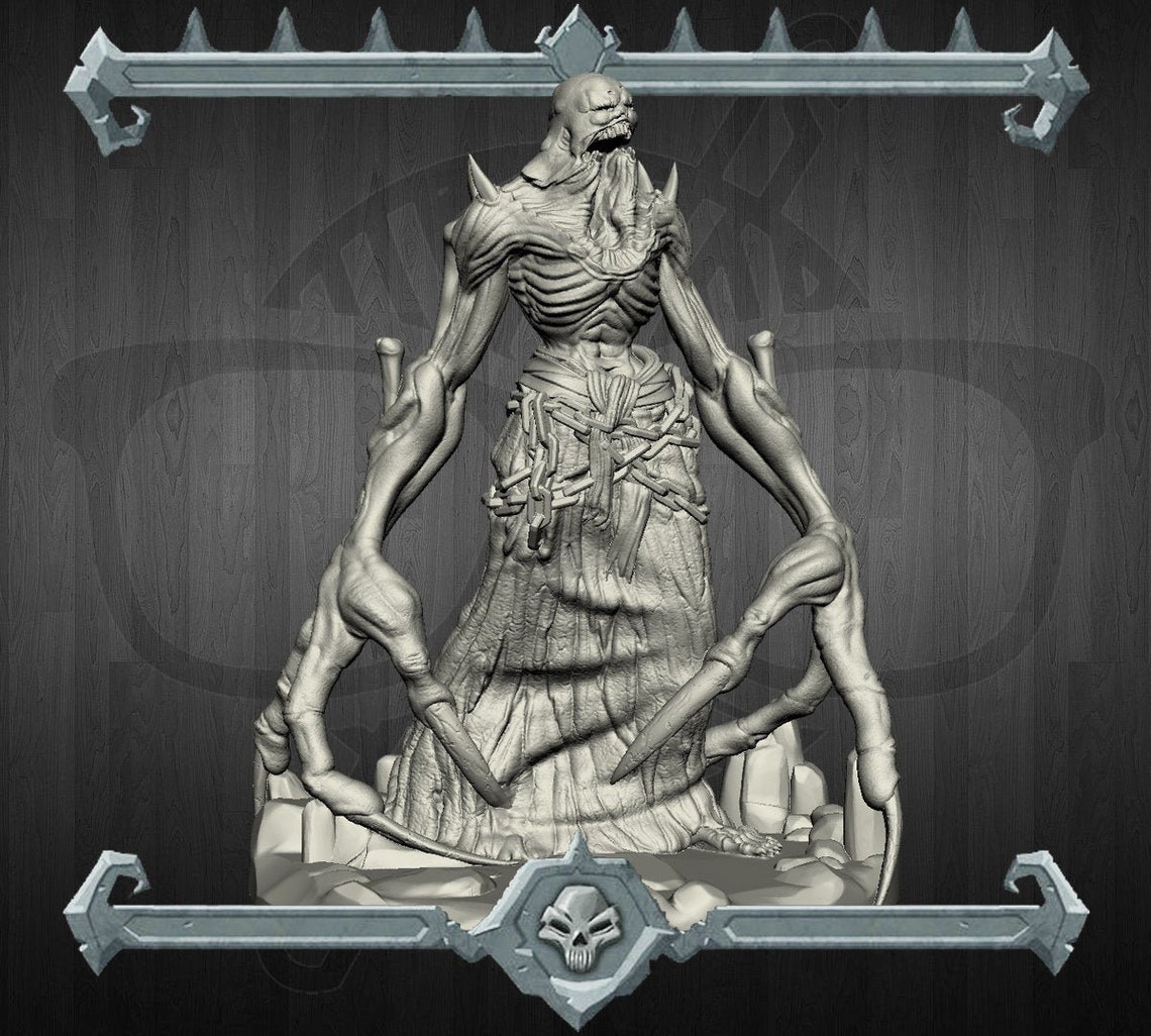 Bone Carver Miniature for Tabletop Games Like D&D and War - Etsy