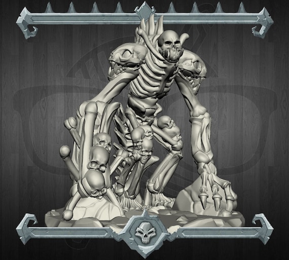 Bone Golem Miniature for Tabletop Games Like D&D and War - Etsy
